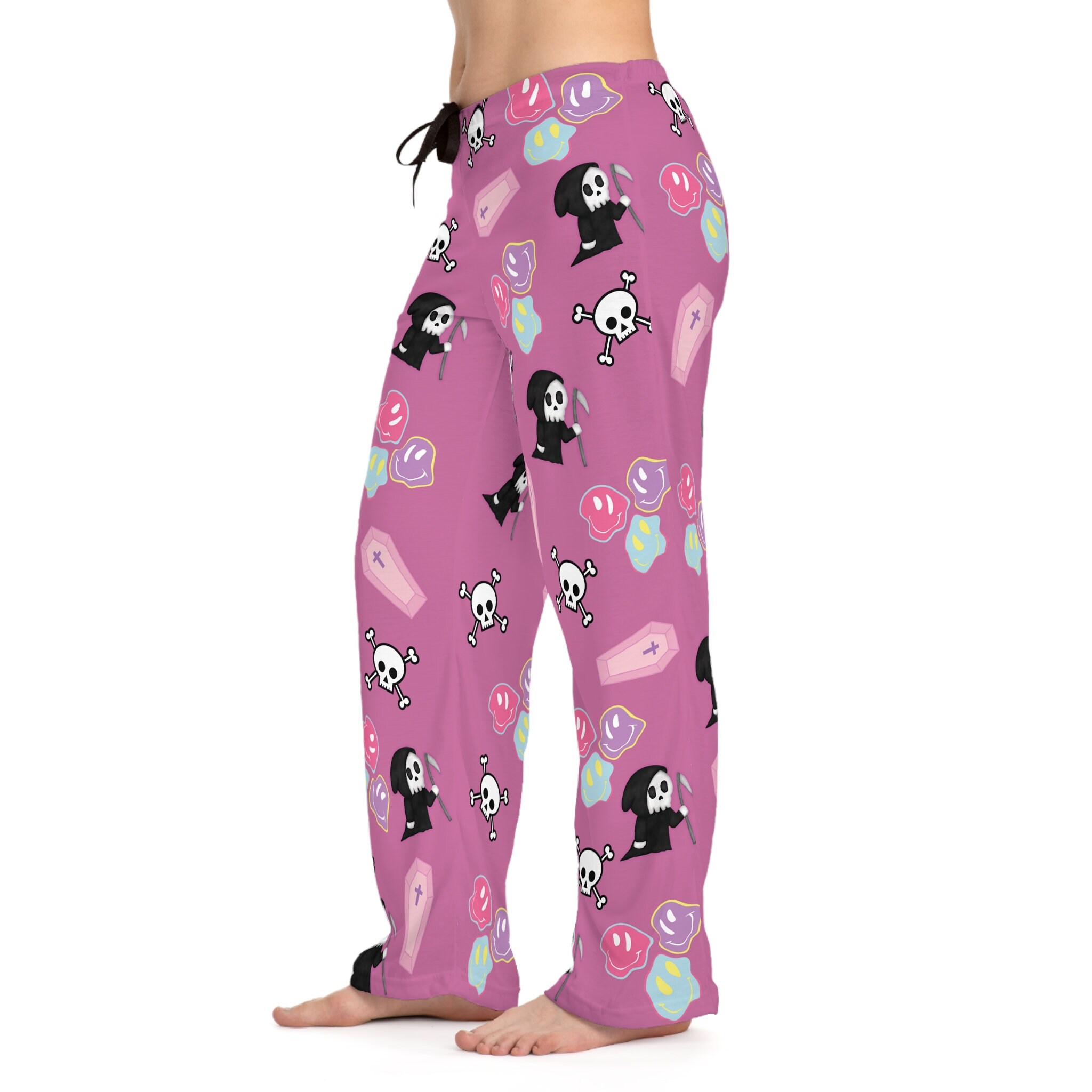 Grim Reaper Pajama Pants, Emo Pants, Goth Pants, Goth Pajamas, Emo ...