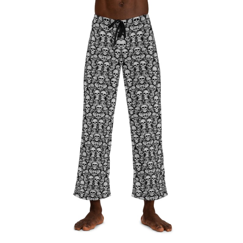 Skull Catacomb Men's Pajama Pants Horror, Emo, Goth, Emo Pants, PJ ...