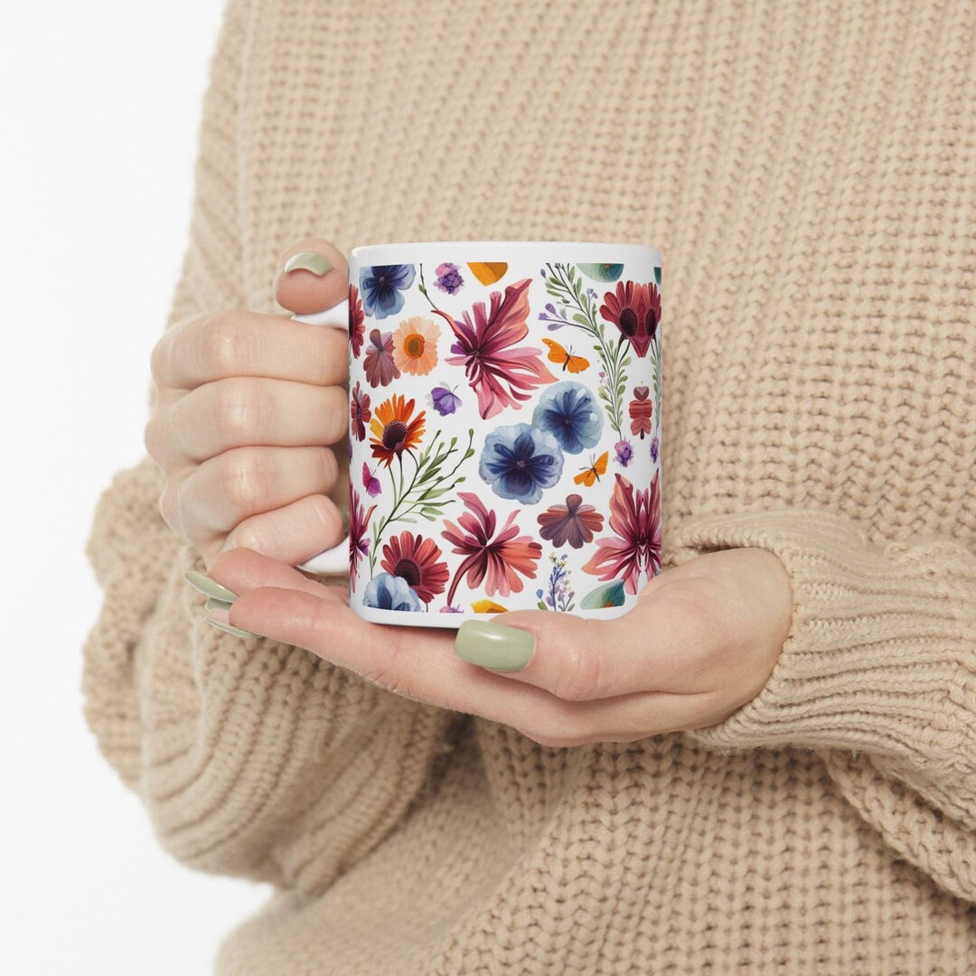 Boho Butterfly Haven Mug - Etsy