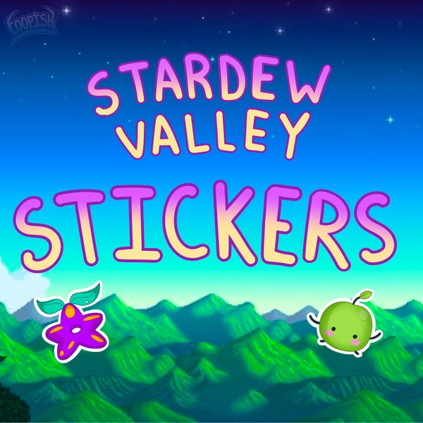 Stardew Valley Stickers - Etsy