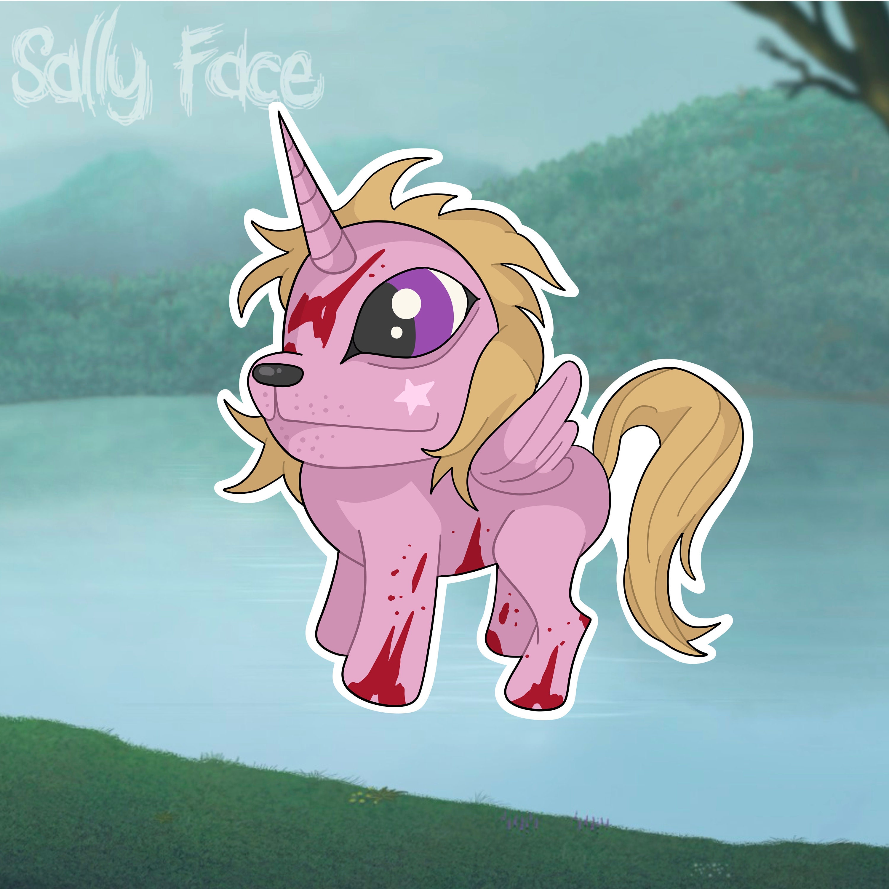 Sally Face Sticker Set - Etsy