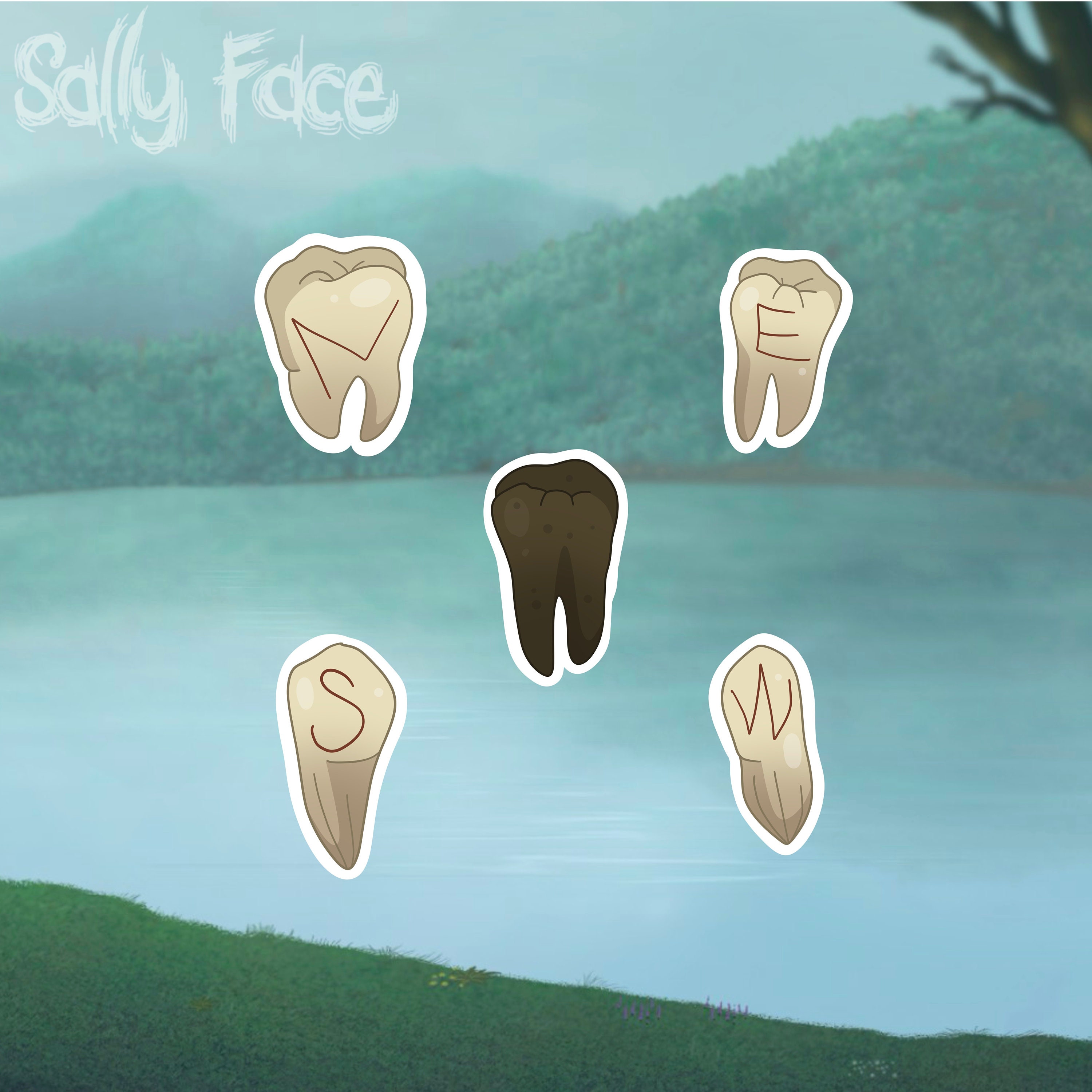 Sally Face Sticker Set - Etsy Canada