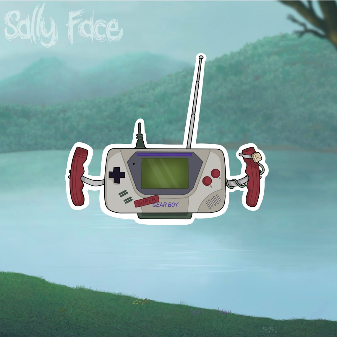 Sally Face Sticker Set - Etsy Canada
