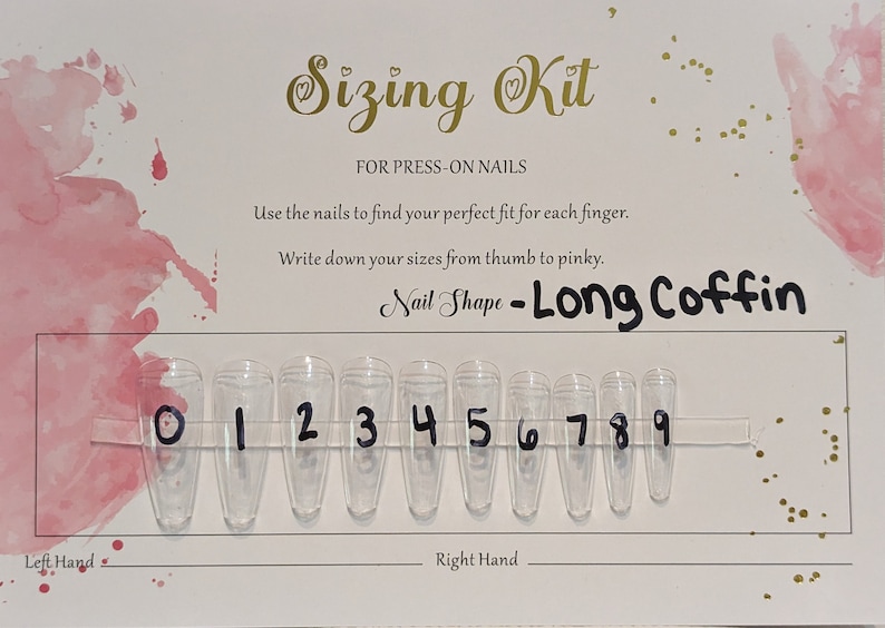 Nail Sizing Kit - Etsy