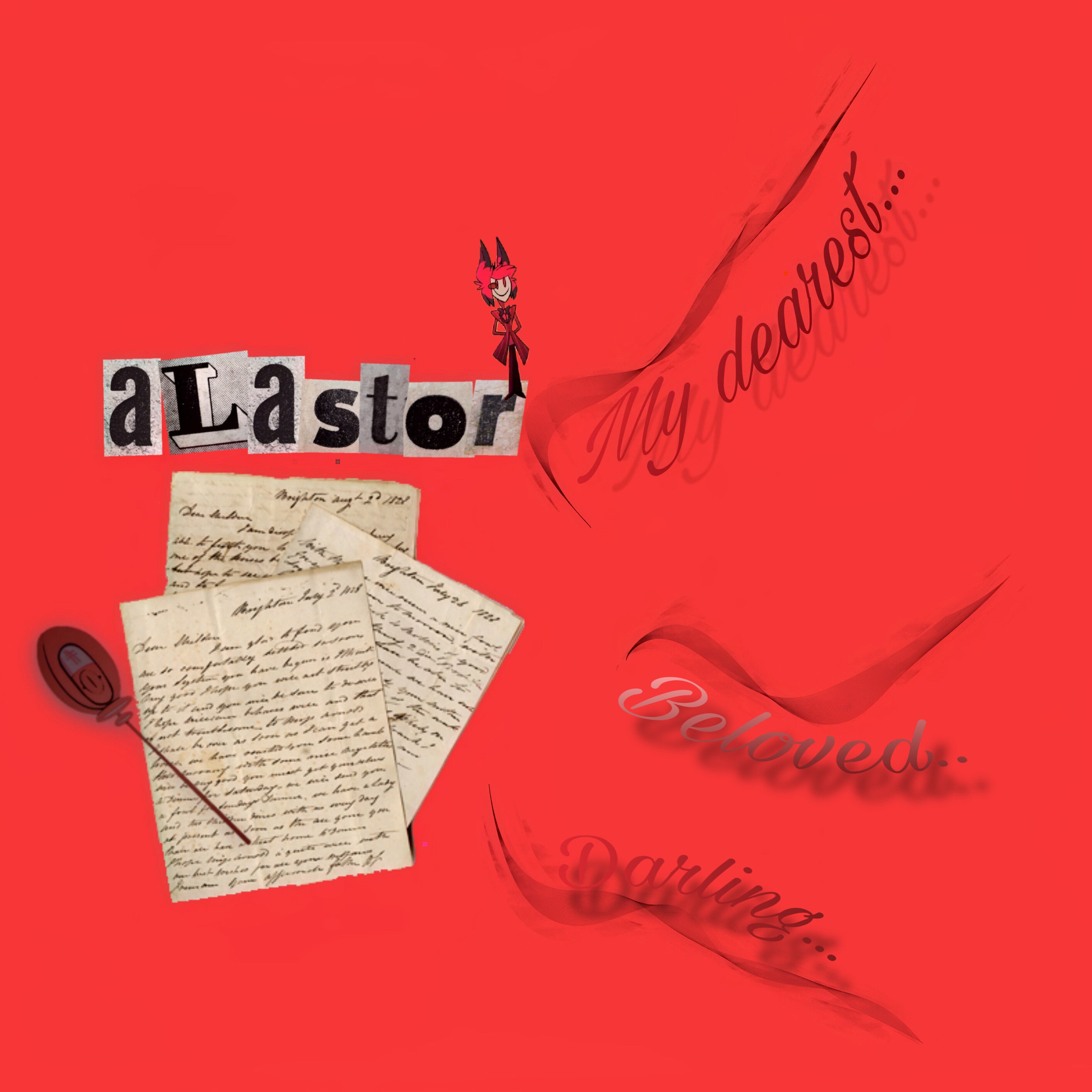 A Letter From Alastor - Etsy