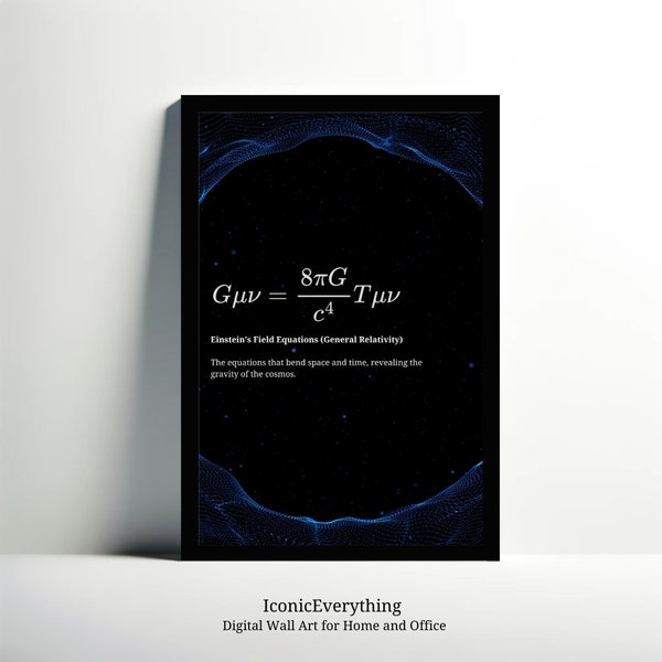 Theory of Relativity Poster - Etsy