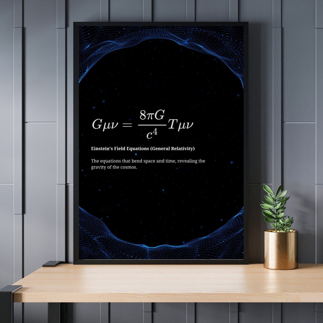 Laws of Nature Einstein's General Relativity Theory - Etsy
