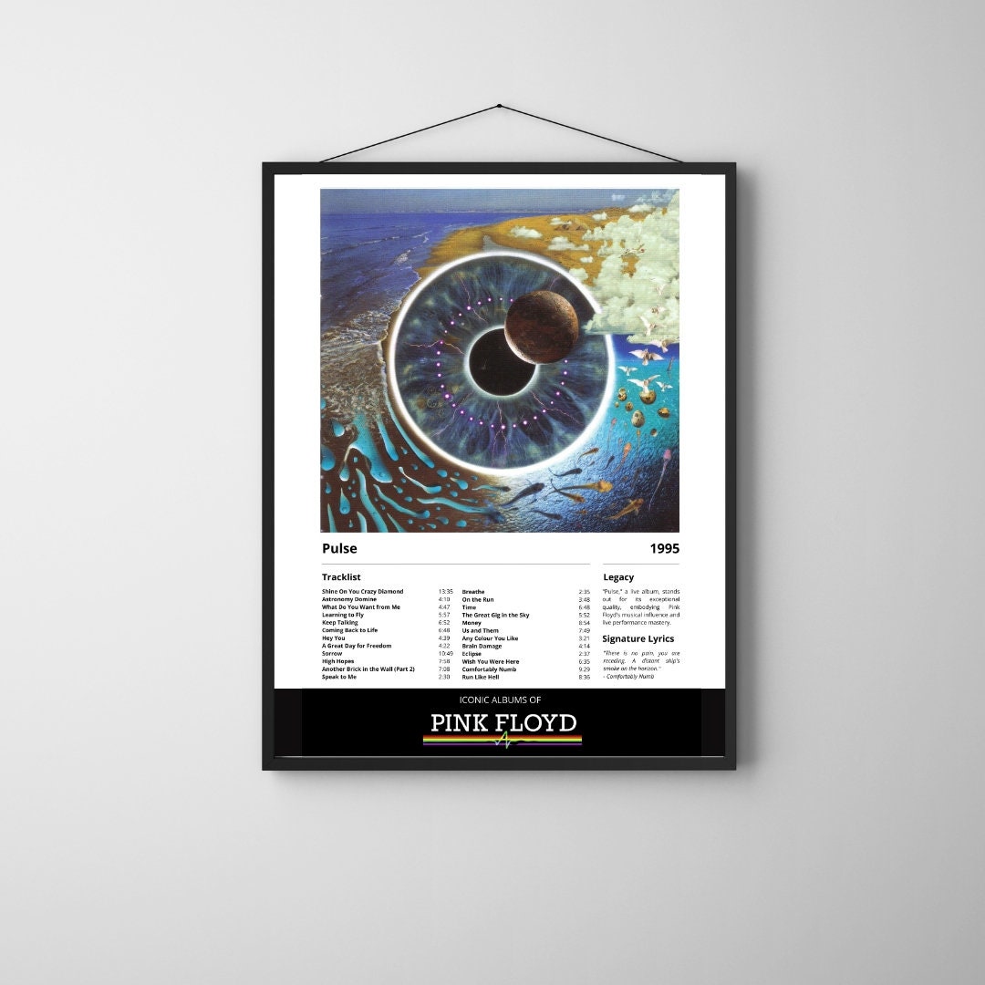 Pink Floyd: Pulse, Poster With Album Cover, Release Date, Track List ...