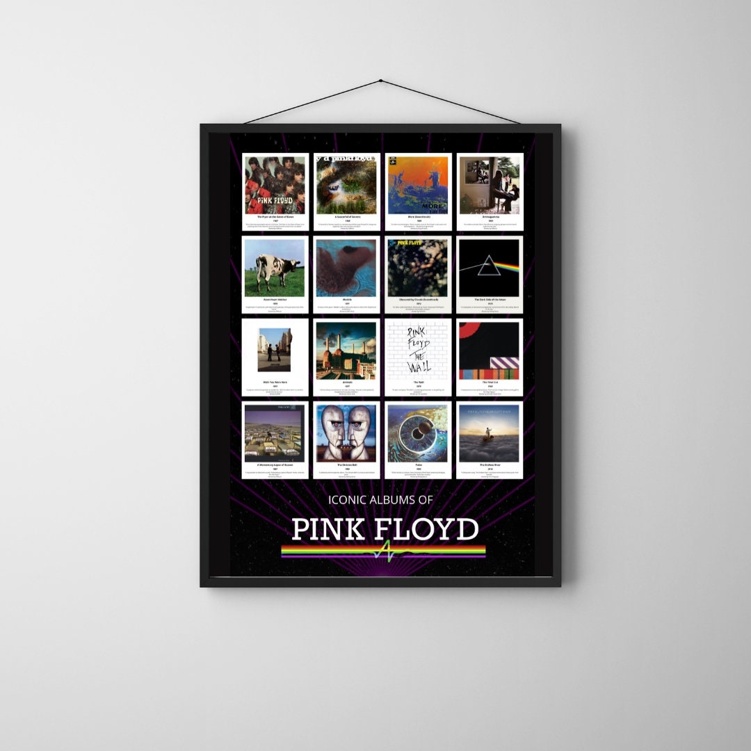 Iconic Albums Pink Floyd: 16 Iconic Album Covers Incl. Release Date and ...