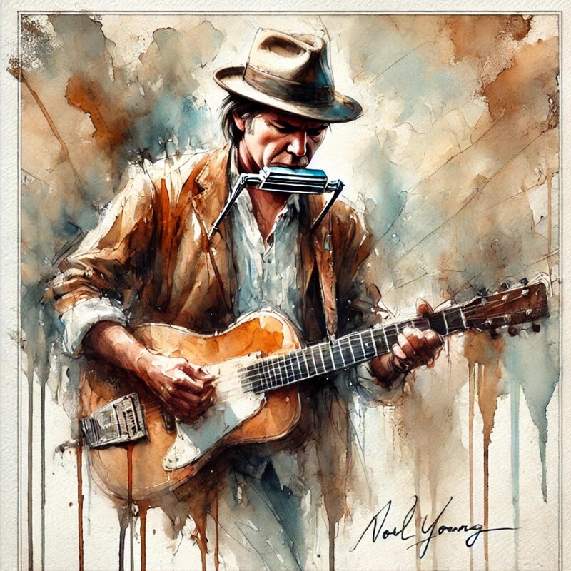 Neil Young Poster - Etsy