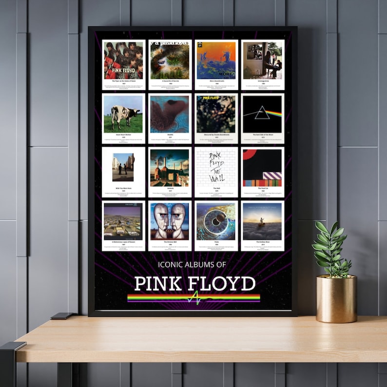 Iconic Albums Pink Floyd: 16 Iconic Album Covers Incl. Release Date and ...