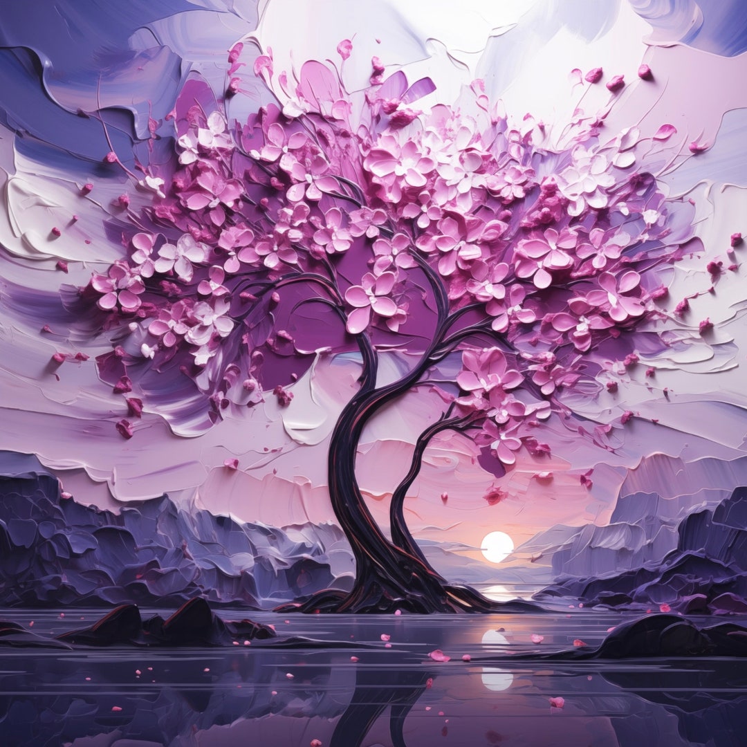 Tree of Hope Modern Art, Digital Wall Art, Square Poster, Home Decor ...