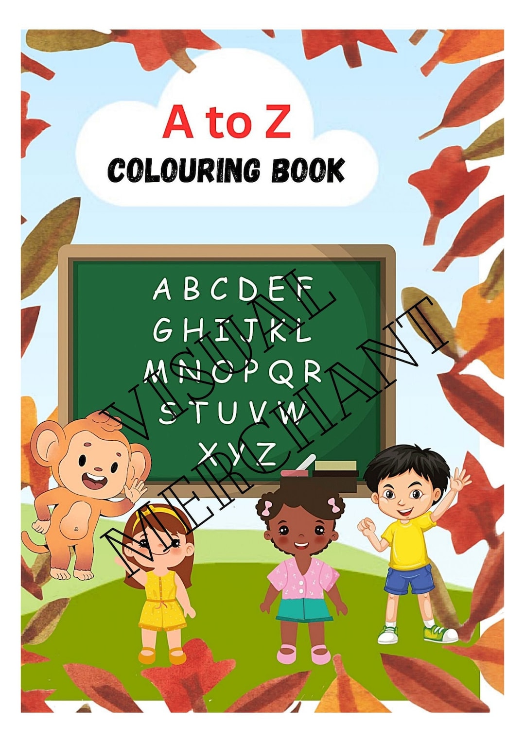 Digital Coloring Book for Kids | Printable Coloring Pages A to Z | 27 ...