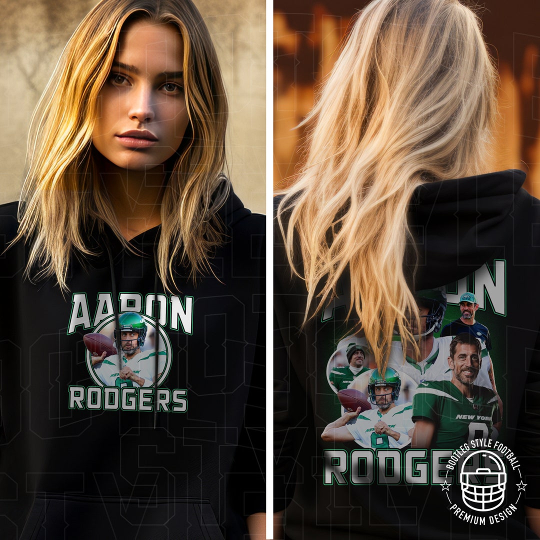 Aaron Rodgers Hoodie for Men Women Vintage 90s Bootleg Style Classic ...