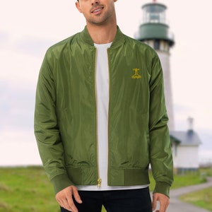 Bomber Jacket Lighthouse, 100% Recycled, Winter, Embroidered, Zip Up ...