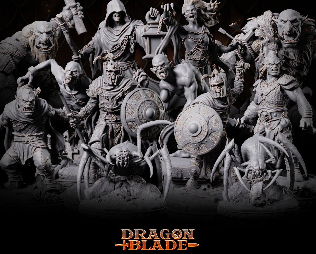 8K the Enemies/minions Bundle FULL Set Primal Collectibles Gaming ...