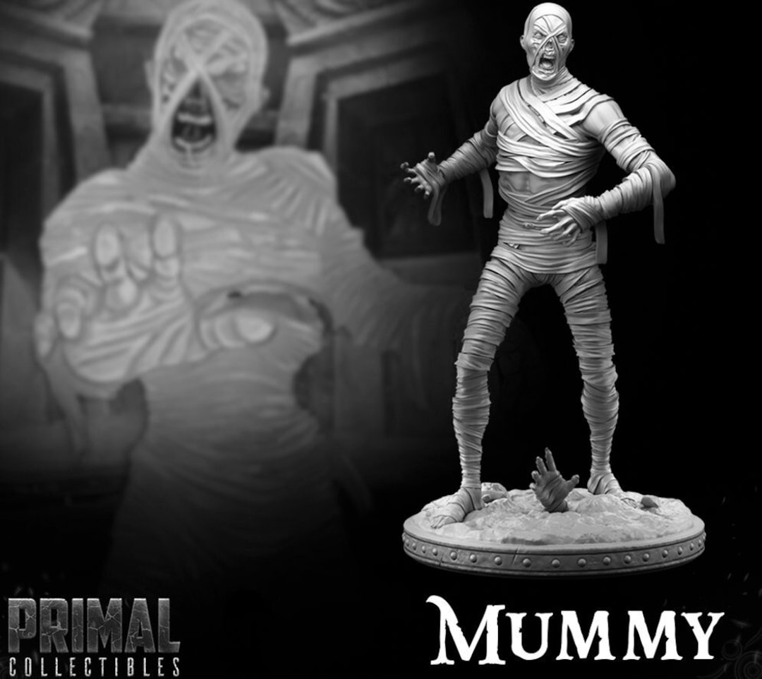 8K Mummy Primal Collectibles Gaming Miniatures Resin Fantasy Horror RPG ...
