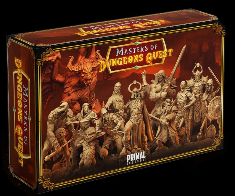 8K Classic Enemies Bundle Primal Collectibles Gaming Miniatures Resin ...