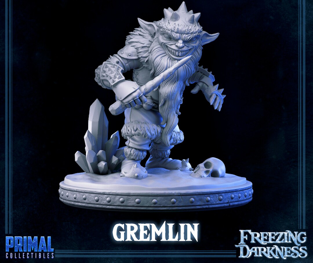 8K Gremlin With Stick Primal Collectibles Gaming Miniatures Resin ...