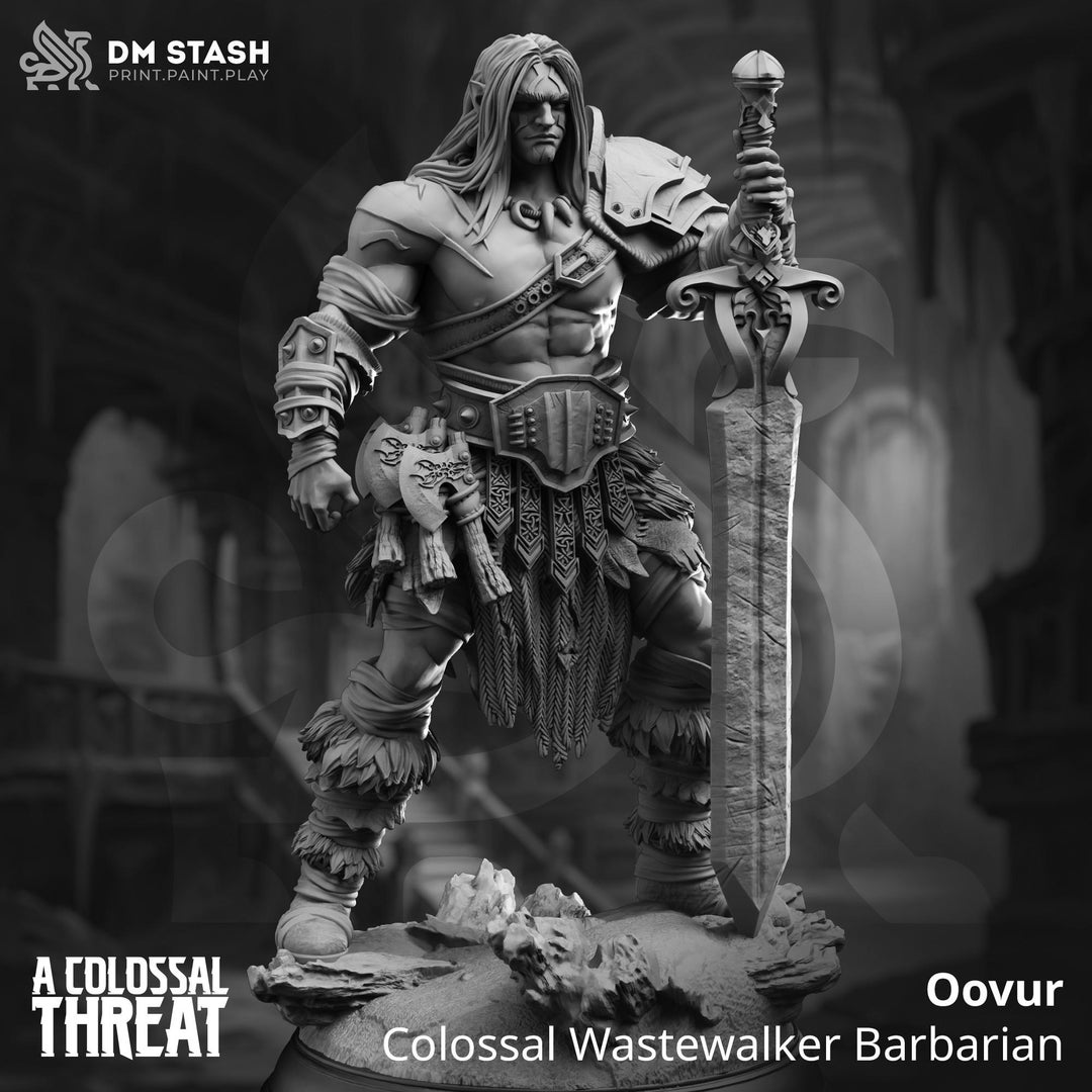 8K Oovur Colossal Wastewalker Barbarian DM Stash Gaming Miniatures ...