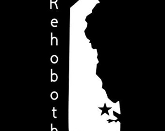 Rehoboth Beach Delaware DECAL STICKER Ocean Travel 3.6 X 2.75 - Etsy