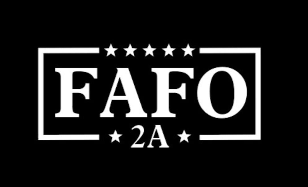 FAFO 2A Decal - Etsy