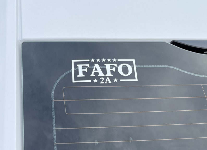 FAFO 2A Decal - Etsy