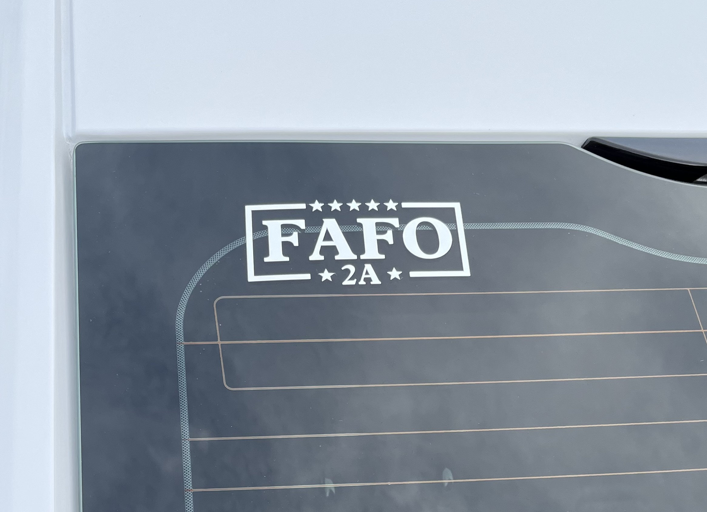 FAFO 2A Decal - Etsy