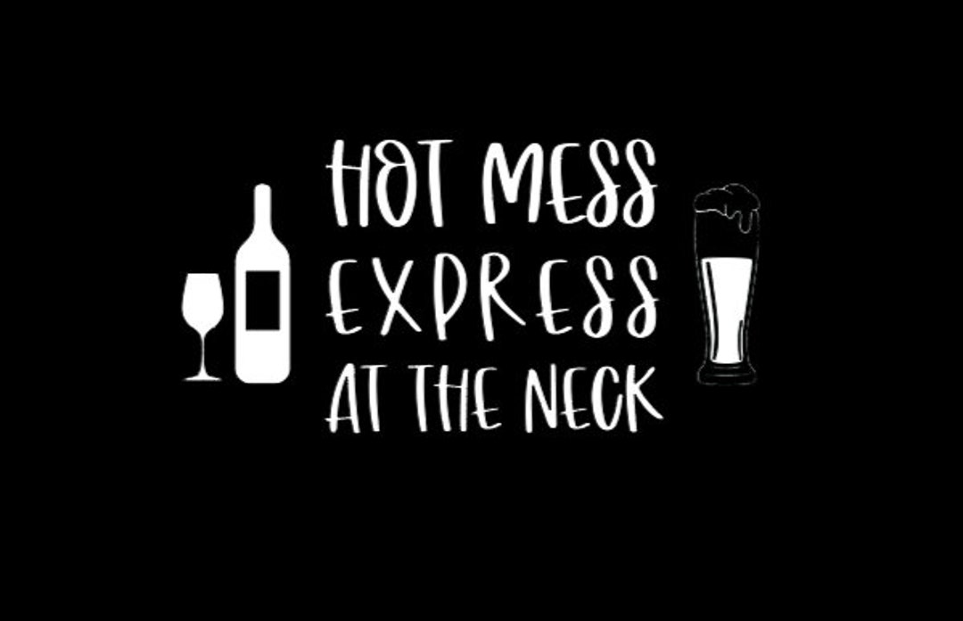 Hot Mess Express at the Neck - Etsy