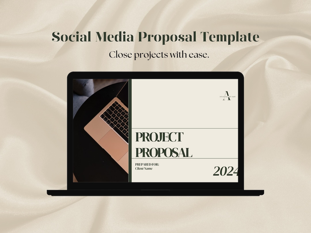 Social Media Project Proposal Template: Editable Canva Design (digital ...