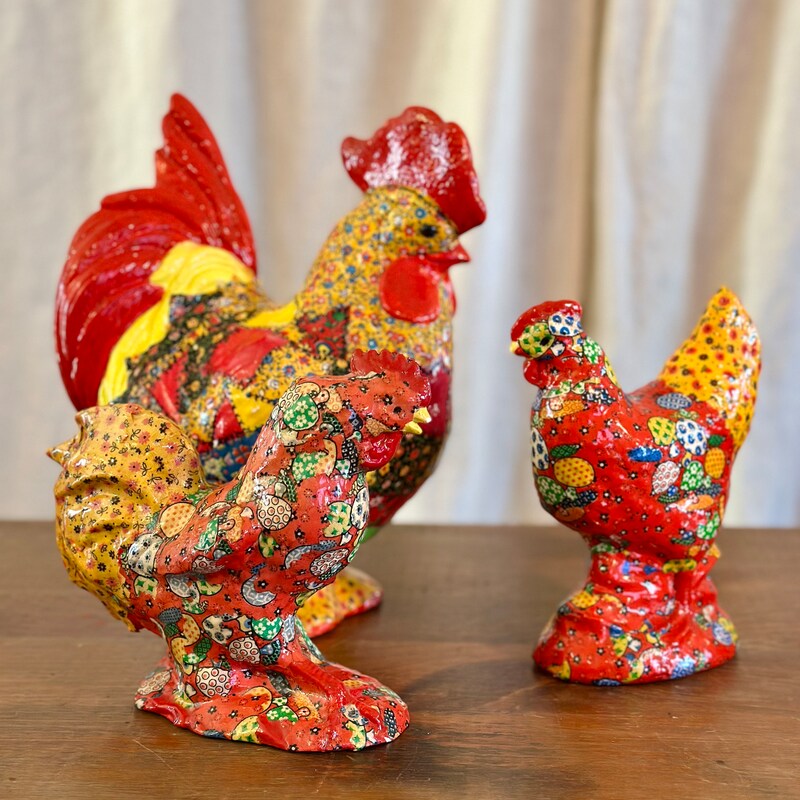 Patchwork Chicken - Etsy