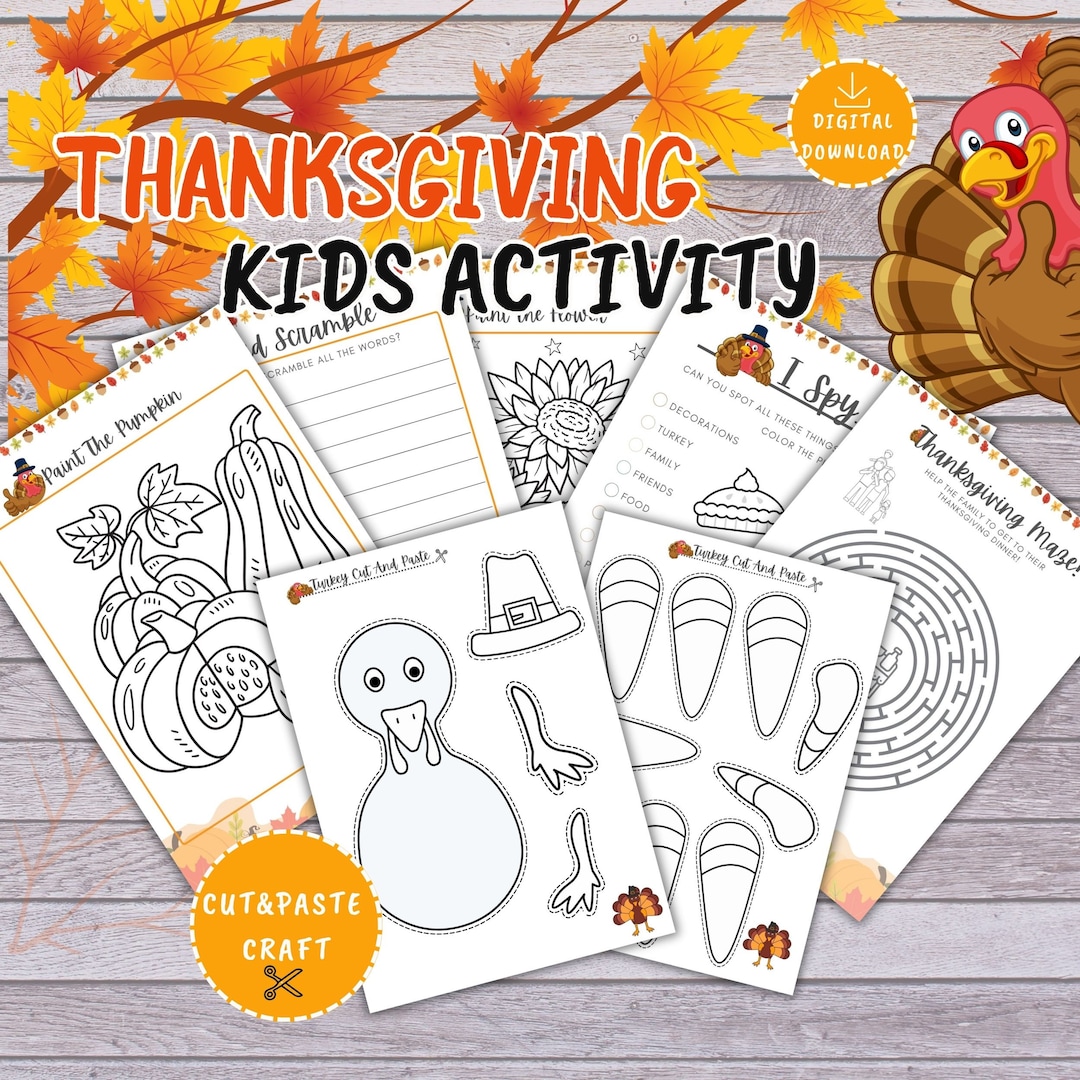 Thanksgiving Coloring Pages for Kids, Thanksgiving Kids Activities ...