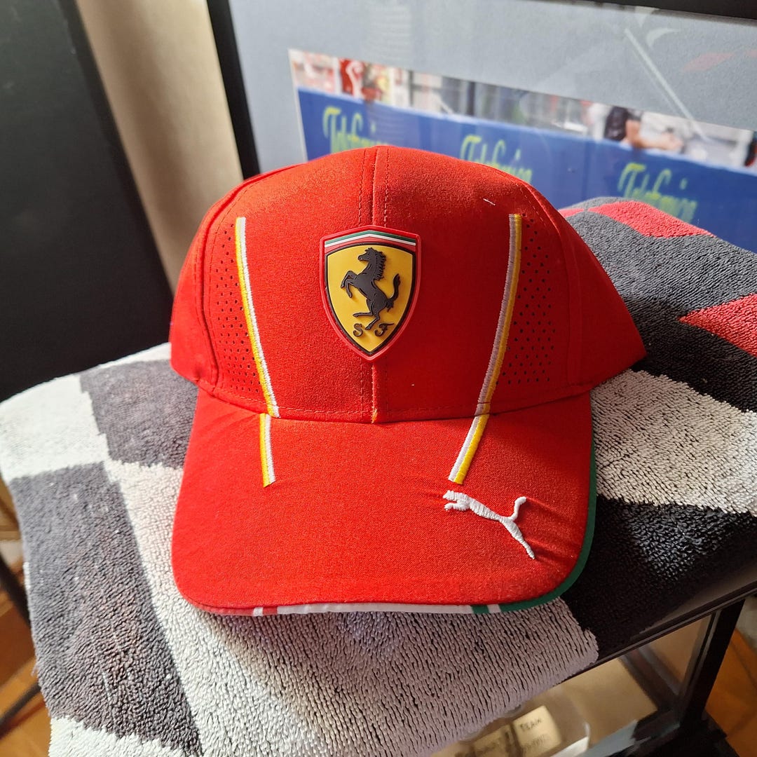 2024 Scuderia Ferrari Team Replica Baseball Hat Adult Fit. - Etsy