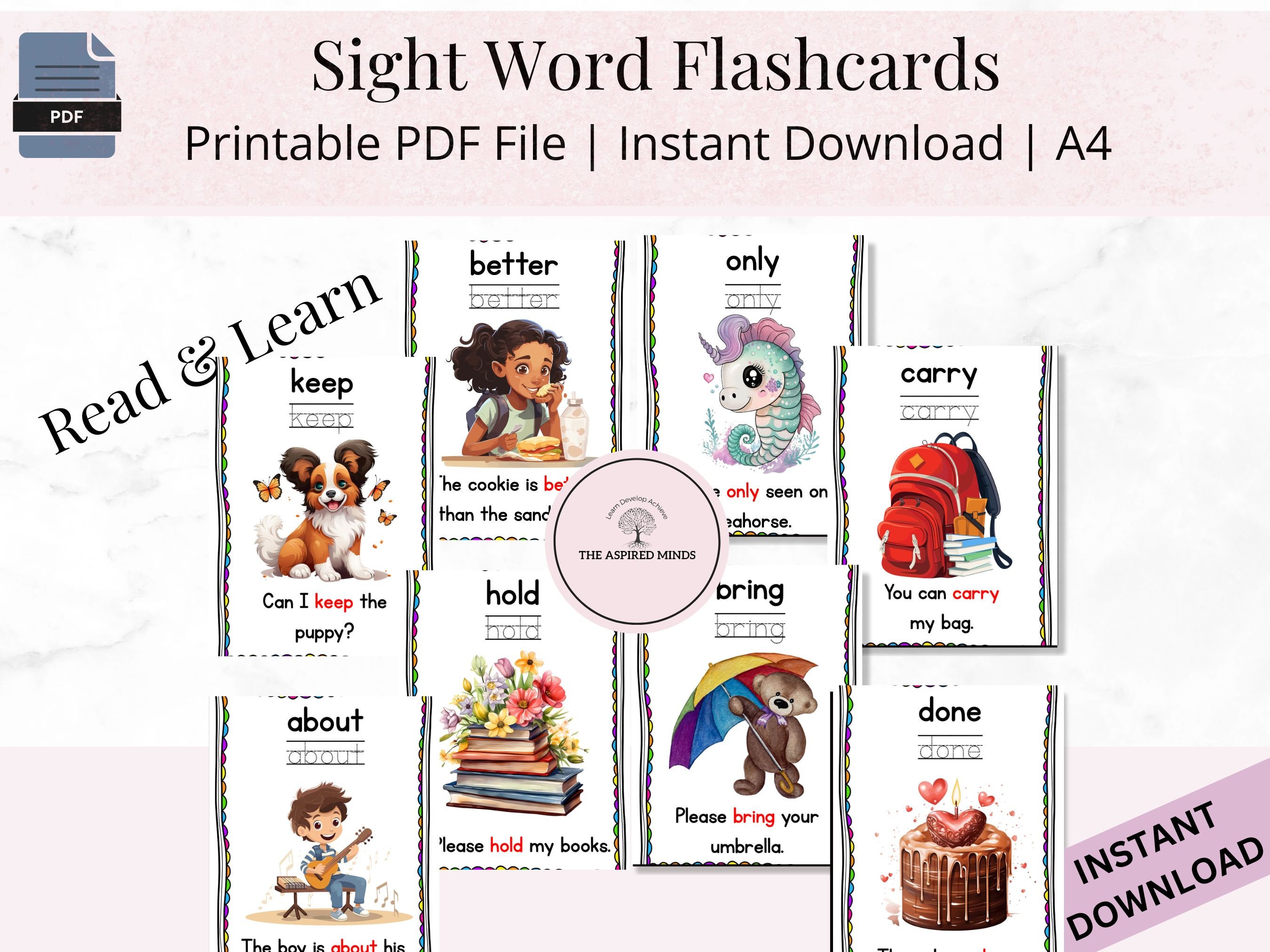 Printable Dolch Sight Word Flashcards, Third Grade, Classroom Display ...