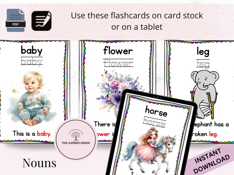 Printable Dolch Sight Word Flashcards, Pre-kindy-third Grade, Classroom ...