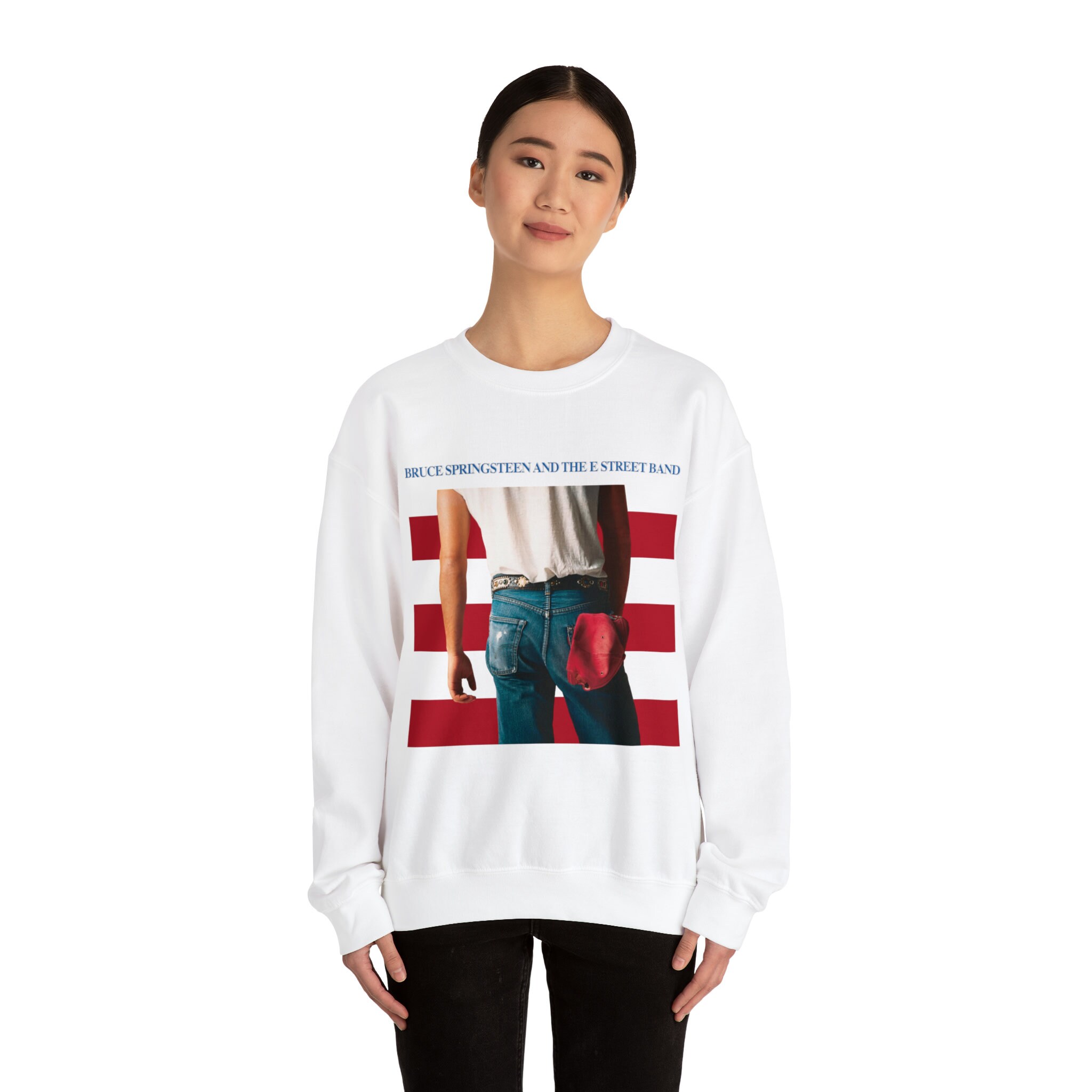 Bruce Springsteen Born in the U.S.A. World Tour 1984-1985, White Unisex ...