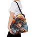 Painted Clown Tote Bag 5 - Etsy