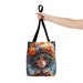 Painted Clown Tote Bag 5 - Etsy