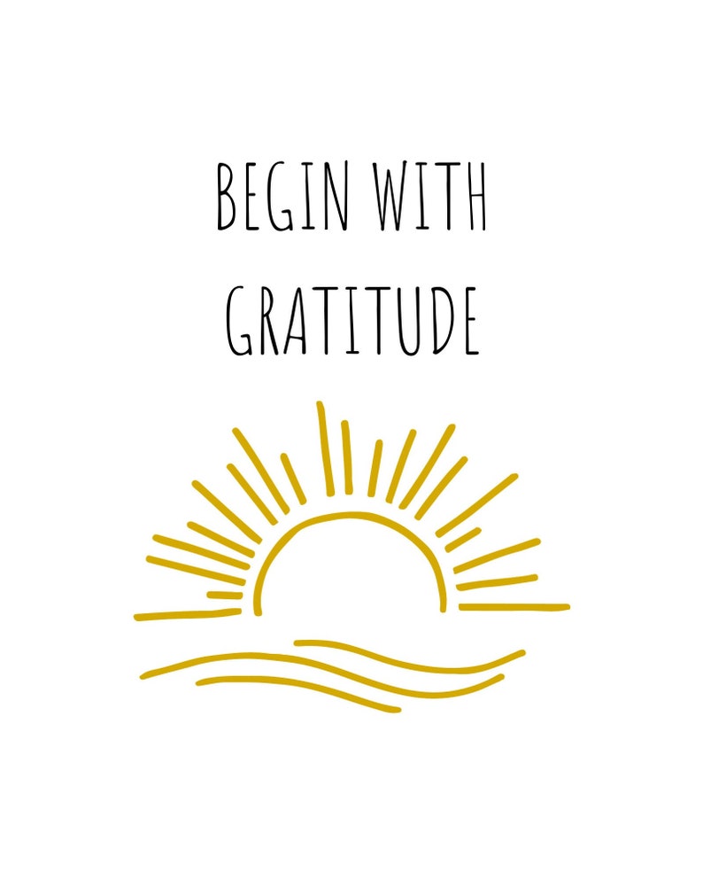 Printable Gratitude Wall Art - Etsy