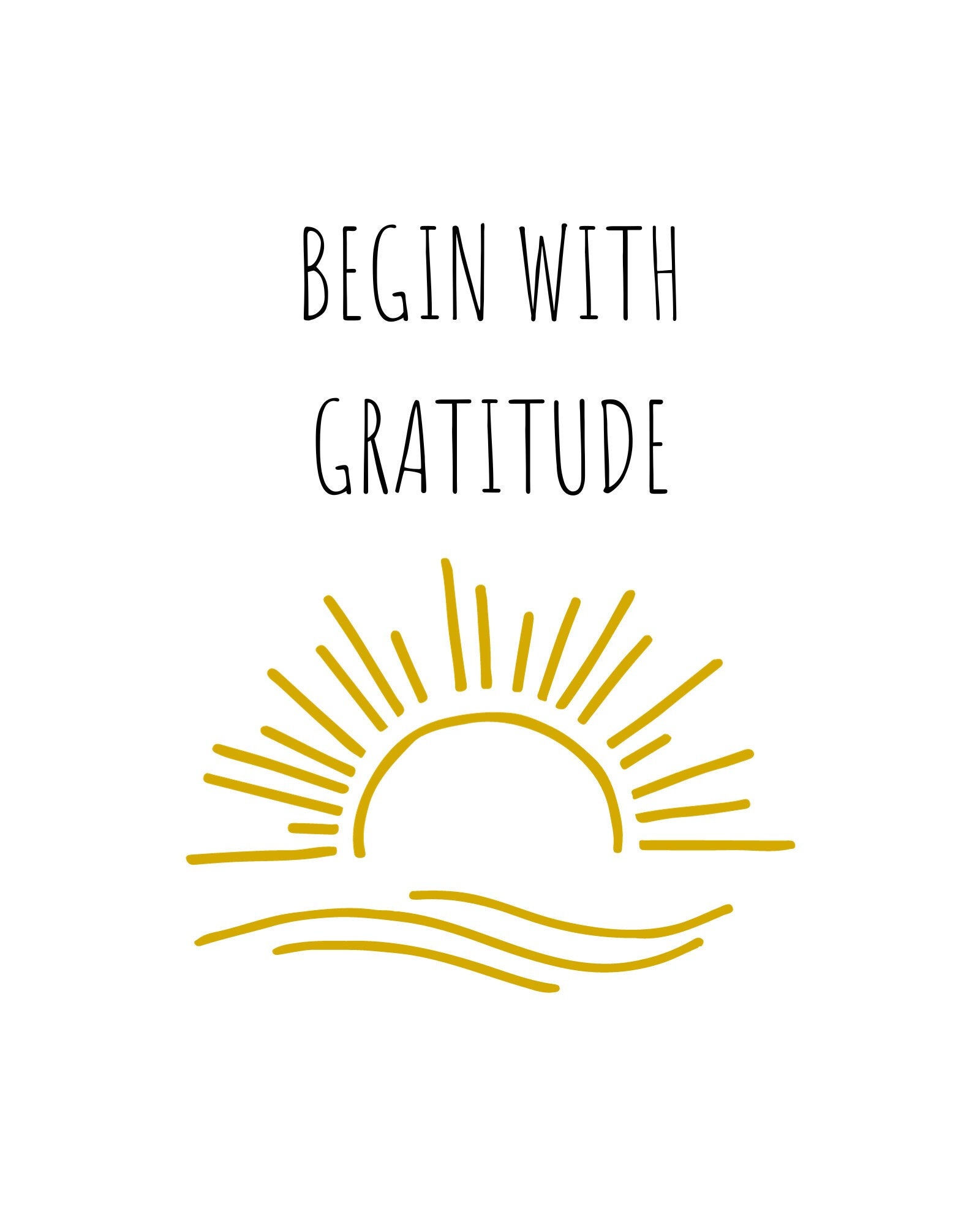 Printable Gratitude Wall Art - Etsy
