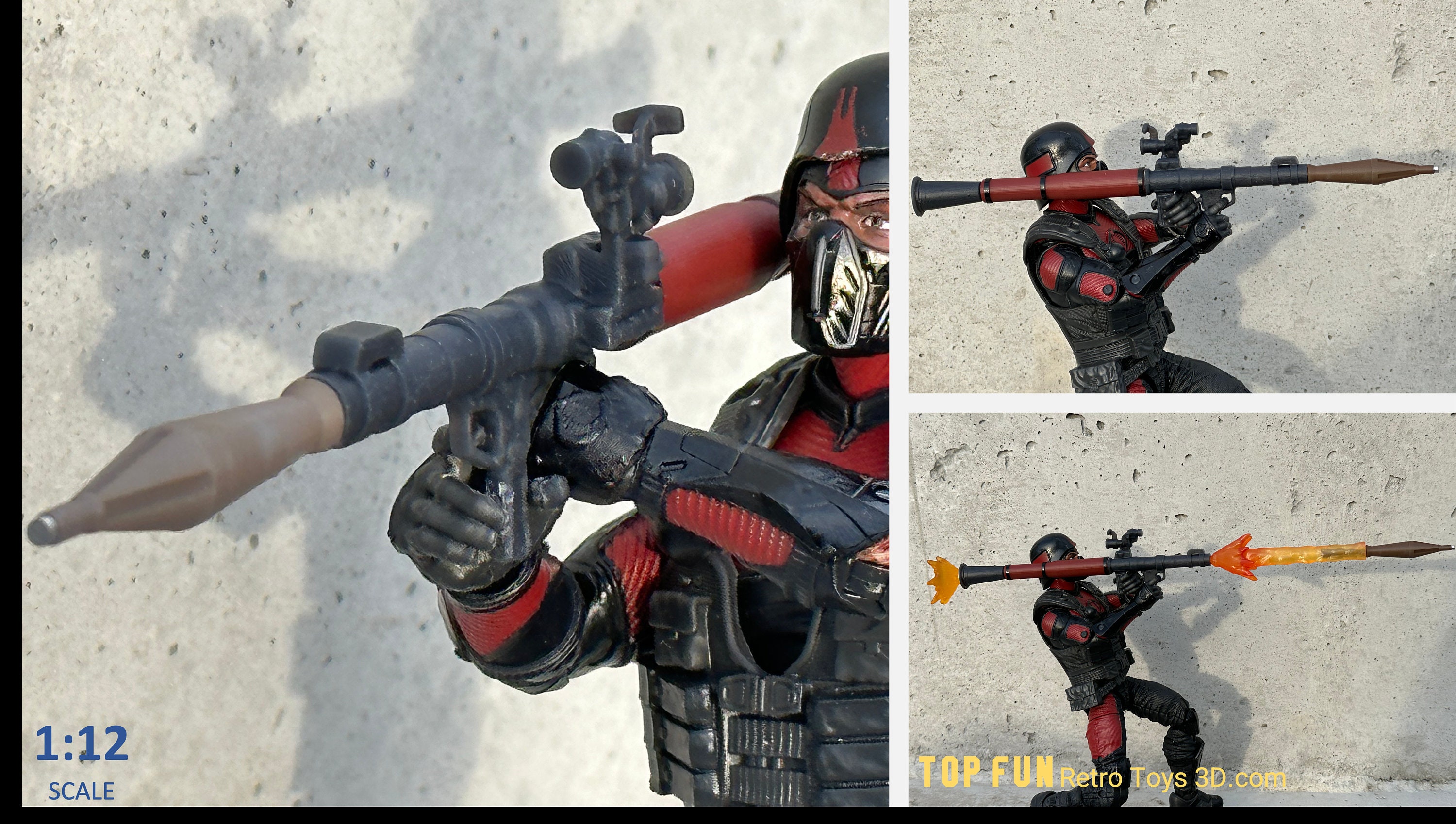 RPG-7 Launcher With Blast Effects 1:12 Scale - Etsy