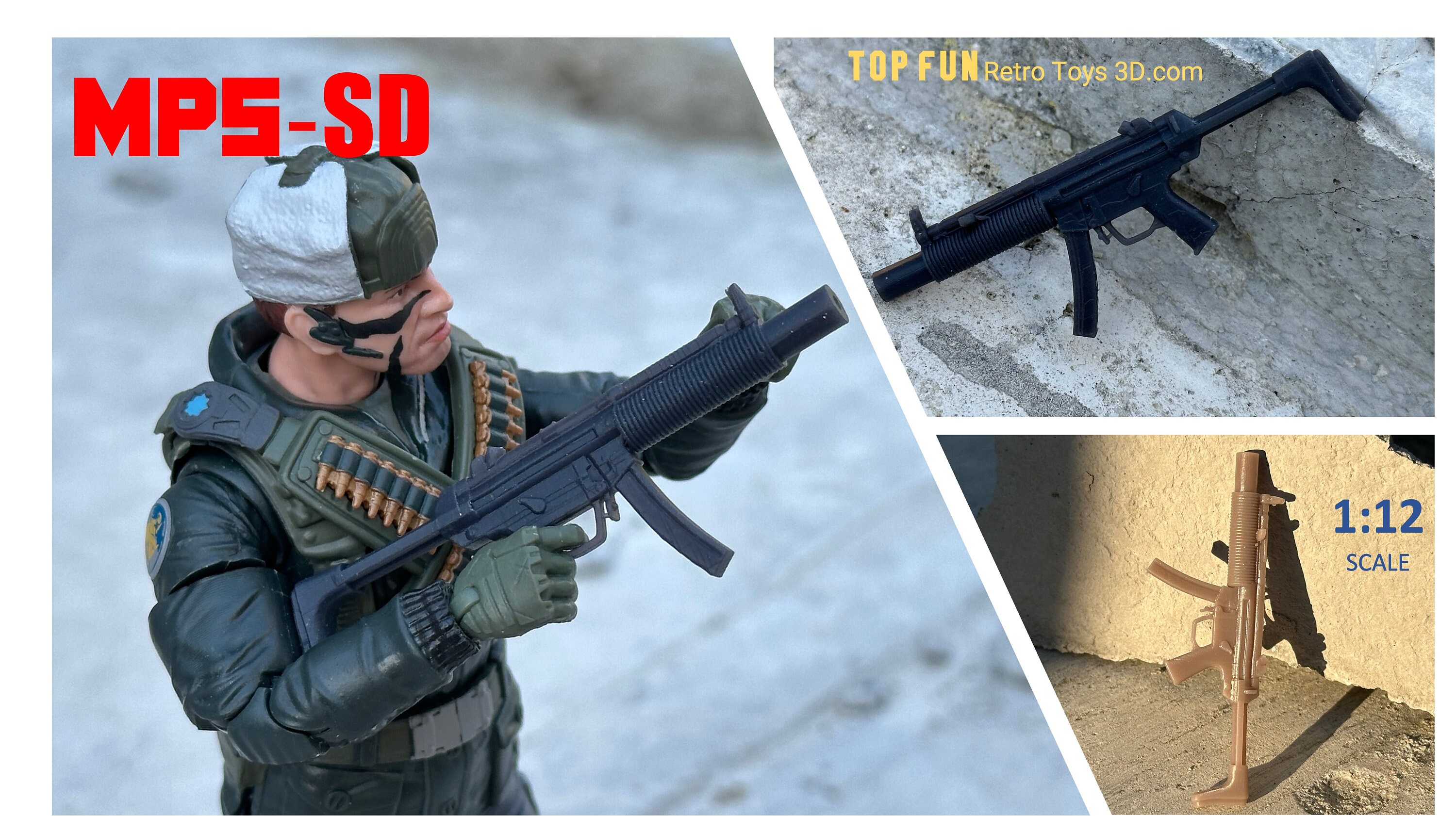 MP5 SD 1:12 Scale Three Pack Series 1 - Etsy