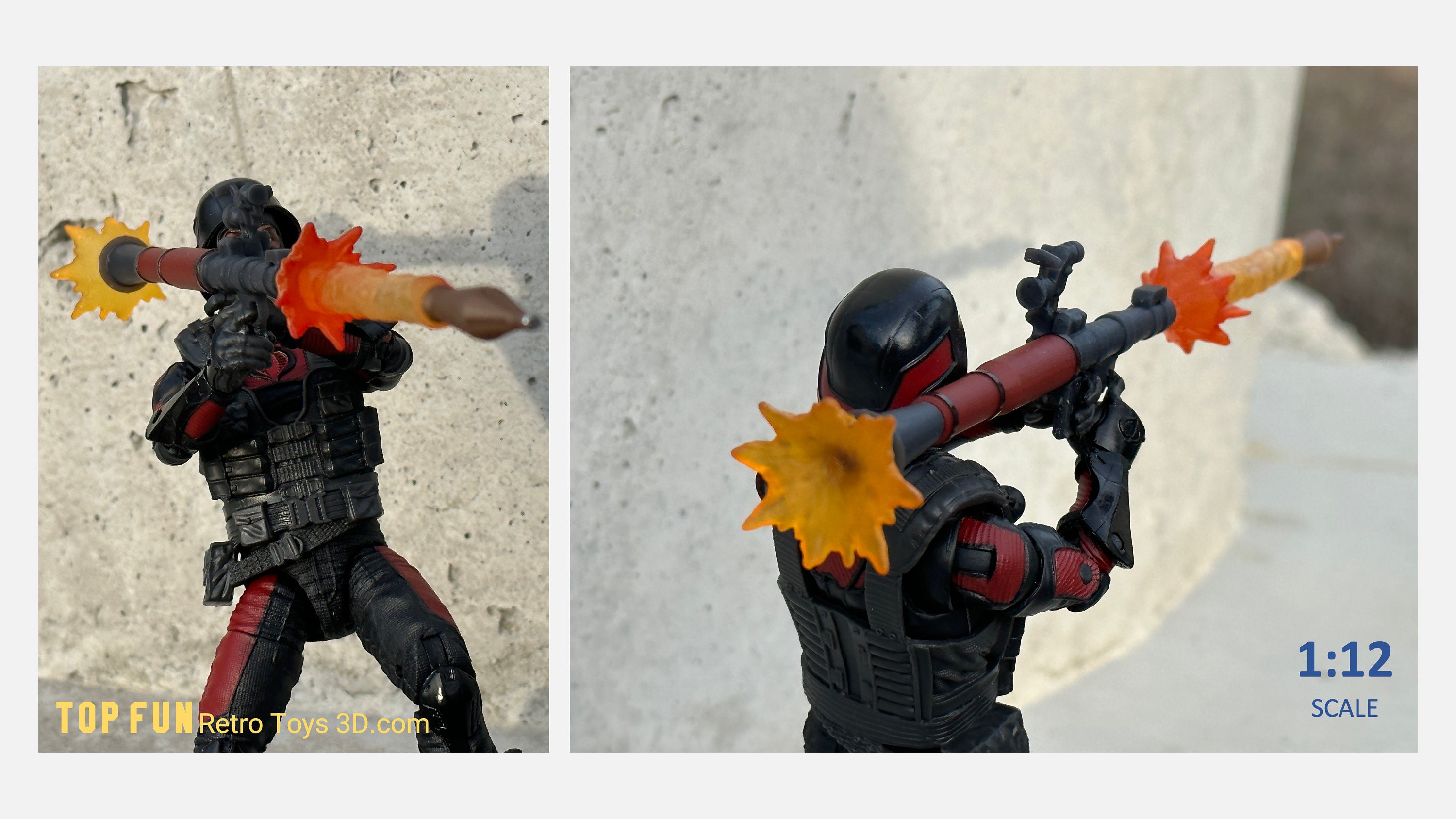 RPG-7 Launcher With Blast Effects 1:12 Scale - Etsy