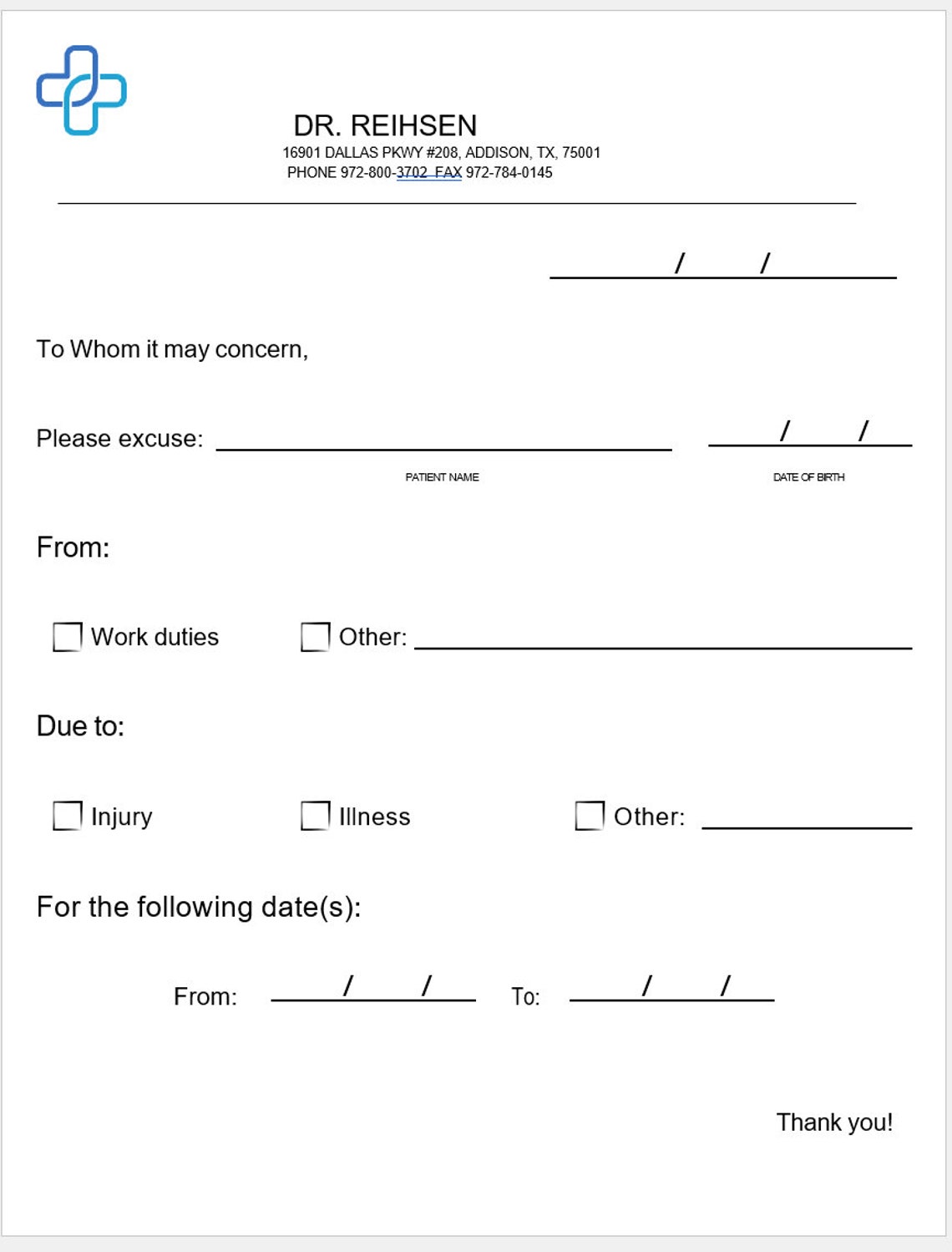 Authentic Doctors Note. - Etsy