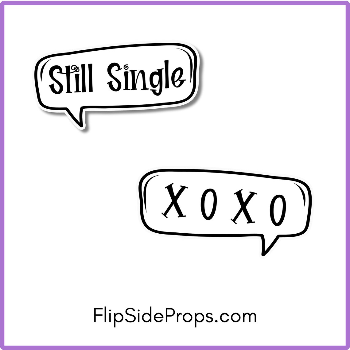 Photo Booth Props | Speech Bubble Props | Photobooth Props | PVC ...