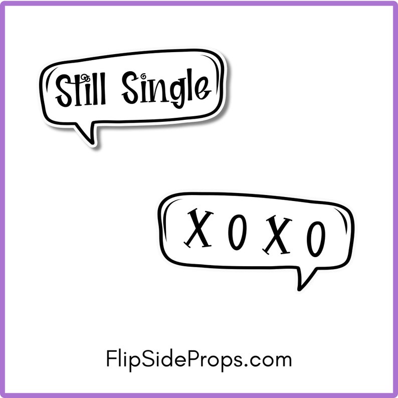Photo Booth Props | Speech Bubble Props | Photobooth Props | PVC ...