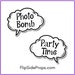 Photo Booth Props | Speech Bubble Props | Photobooth Props | PVC ...
