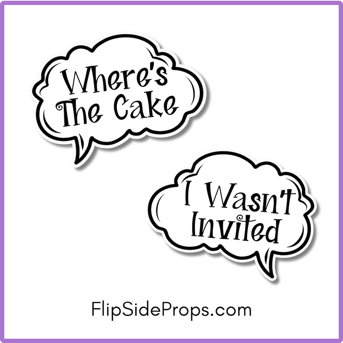 Photo Booth Props | Speech Bubble Props | Photobooth Props | PVC ...