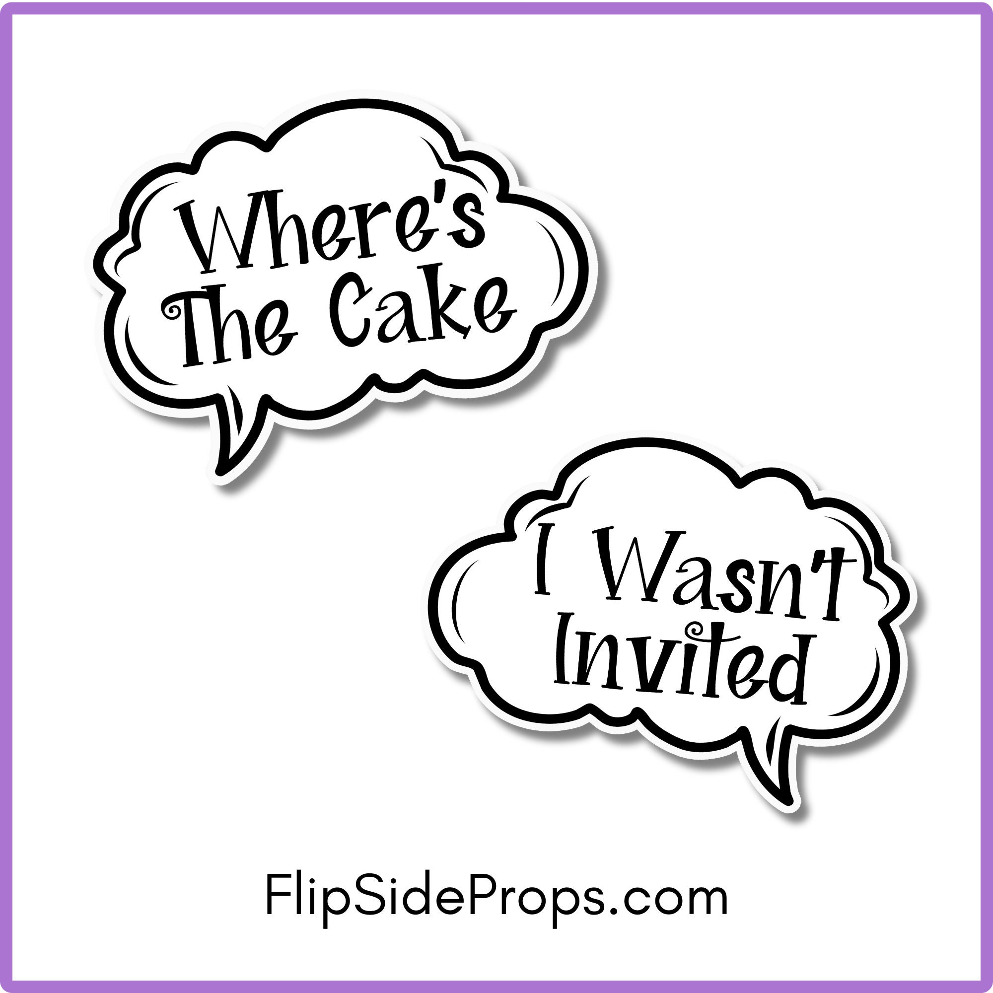 Photo Booth Props | Speech Bubble Props | Photobooth Props | PVC ...