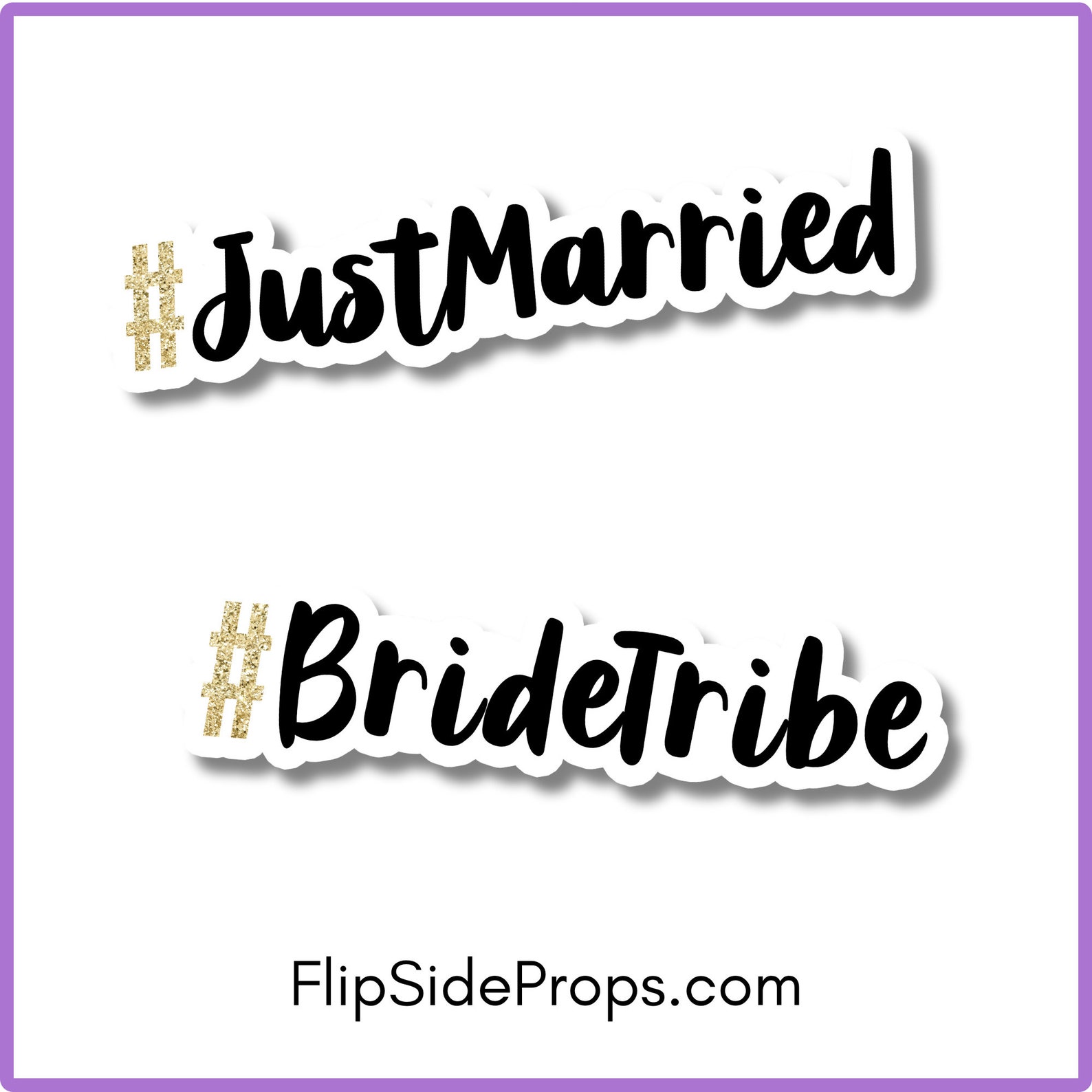 Wedding Props | Photo Booth Props | PVC Photo Booth Props | Hashtag ...